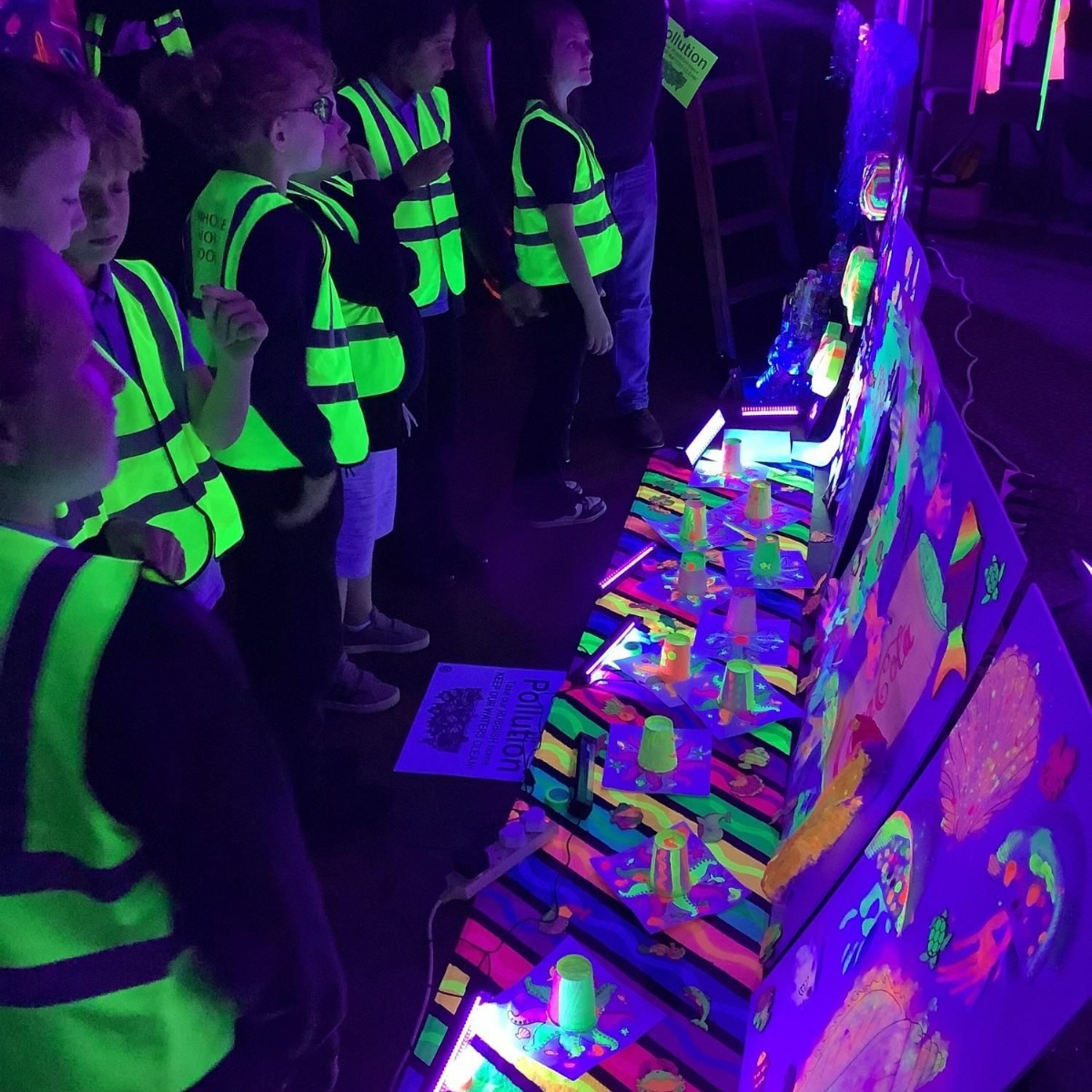 Lowerhouse Junior School - Under the Sea UV Art Adventure!