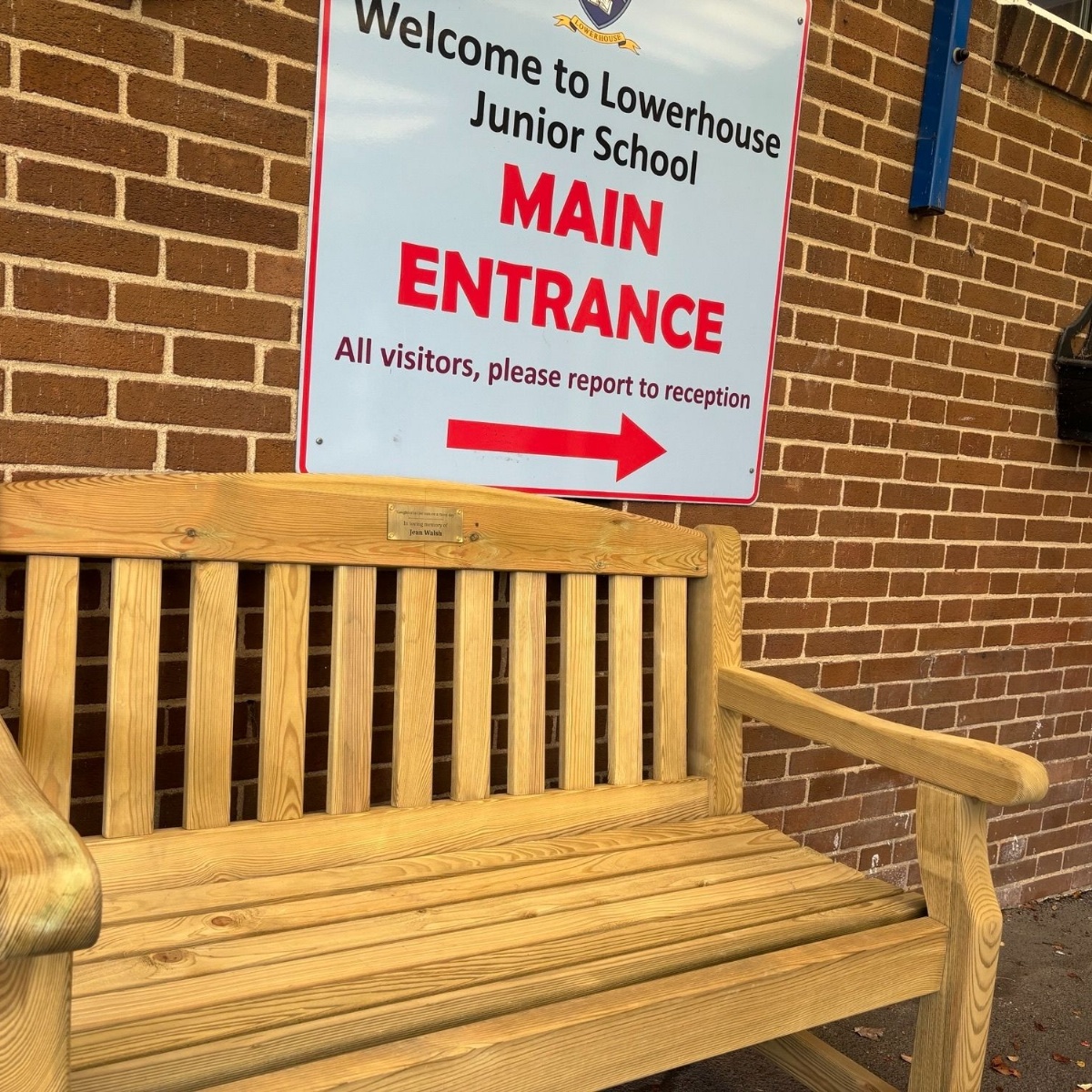 Lowerhouse Junior School - Remembering Jean Walsh Through Our Benches